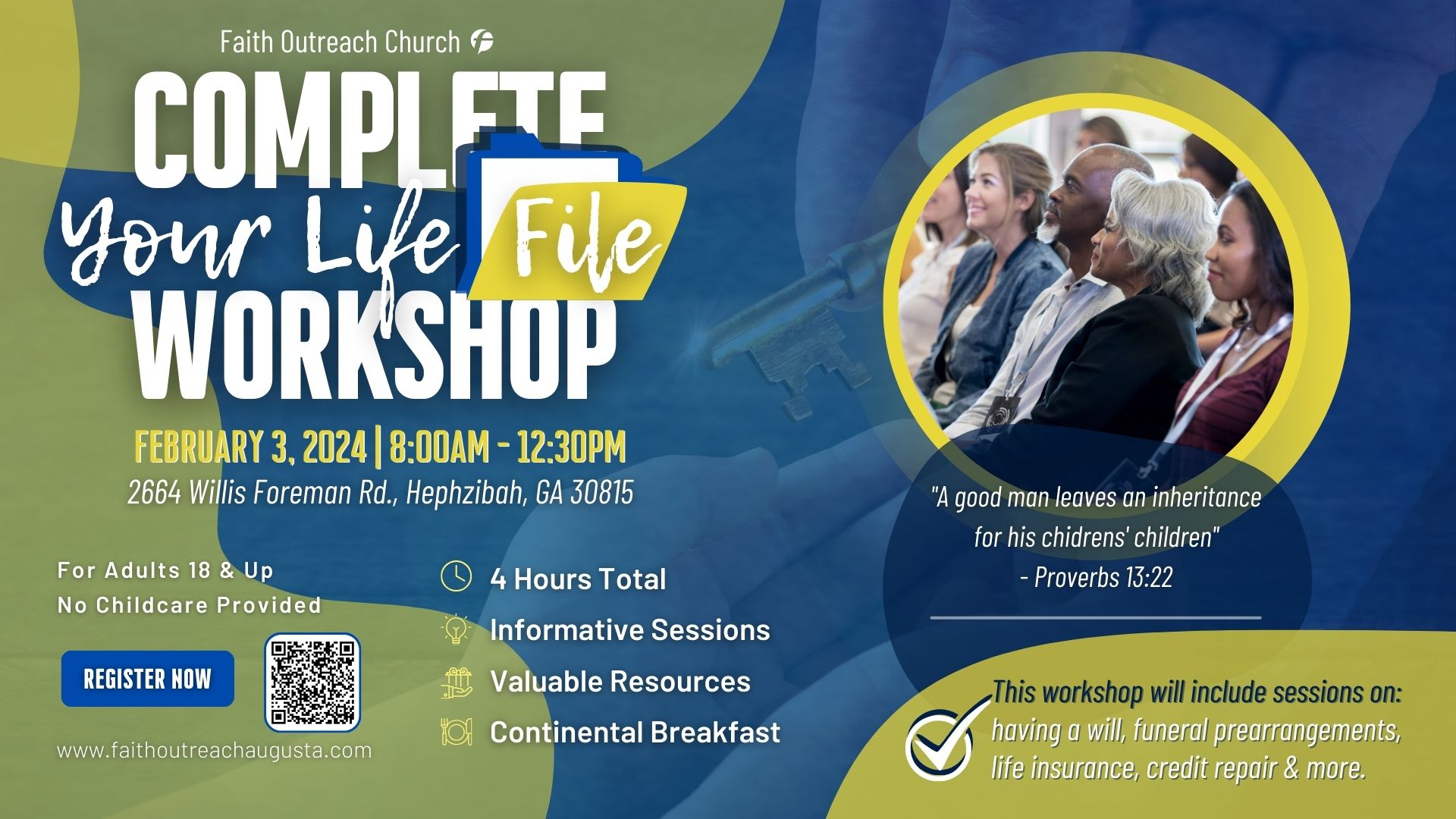 Complete Your Life File Workshop – Faith Outreach Church